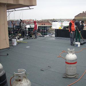Roof waterproofing membrane - POLYSTICK TU PLUS - Polyglass Spa - for ...
