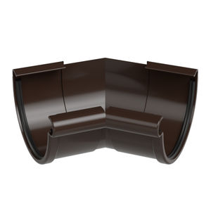 PVC roof gutter - RE090-_-LZ090 - GALECO - semicircular / corner