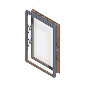 Casement window - KAPTIV - KAWNEER - sliding / top-hung / aluminum