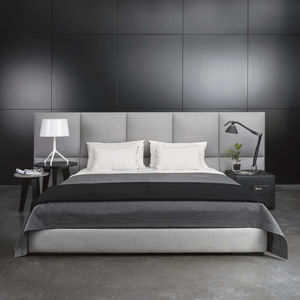 Sofa bed - BOO - Comforty - contemporary / fabric / blue