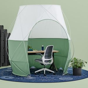 Fabric office pod - OVERHEAD - Steelcase - for open space