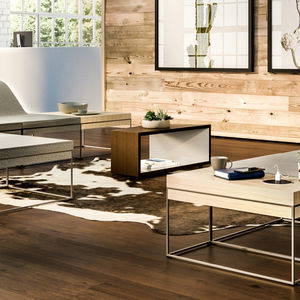 Contemporary side table - FOREST SERIES - Steelcase - wooden / oak base ...