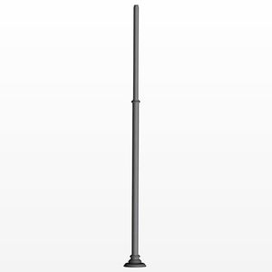 Lighting pole - LPR 010 - Ghisarredo - cast iron / steel / aluminum