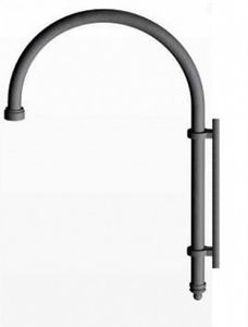 Galvanised steel lamp post arm - LC 0803 - Ghisarredo