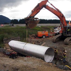 Steel channeling - DUROMAXX® - Contech - for drainage systems