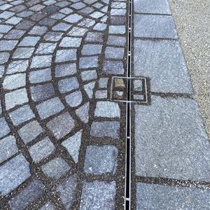 Drainage channel with central slot - 1450 - Inoxsystem S.r.l ...