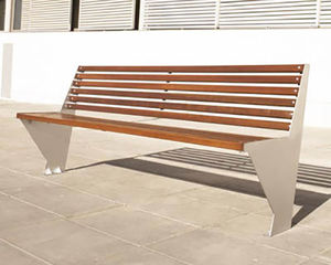 Contemporary public bench - ACROBÁNTICO - Colomer - wooden / cast ...