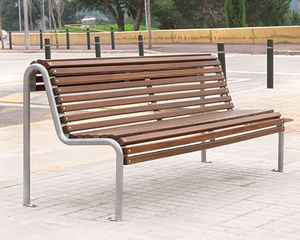 Traditional public bench - MODERNISTA - Colomer - wooden / cast iron ...