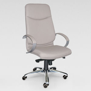 Contemporary executive chair - CRETA - Mobel Línea - leather / with ...