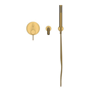 Shower mixer tap - D424-L - Duten - for bathtubs / wall-mounted / built-in