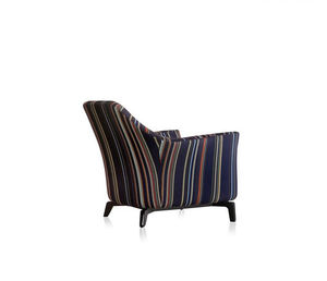 Contemporary armchair - LINNA - SOLLOS - wooden