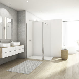 Fixed shower screen - EASY STR4P JAPAN - Ronal - for alcoves / Securit ...