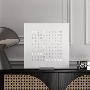 Contemporary clock - METAMORPHITE - qlocktwo - wall-mounted / LCD ...