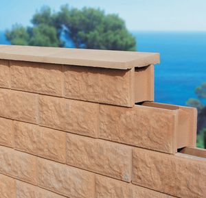Garden enclosure wall coping - WLO Series - SAS PREFABRICADOS DE ...