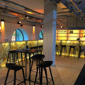 Natural stone decorative panel - TRANSLUCENT ARDOISE - MONTRÉAL - StoneLeaf - wall-mounted / for ...