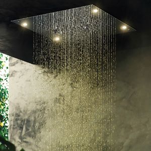 Recessed ceiling shower head - MILANO CORTINA - Aquademy - square ...