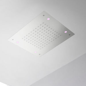 Recessed ceiling shower head - HI SPA - Aquademy - square / rain ...