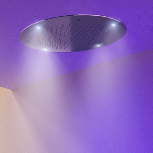 Recessed ceiling shower head - HI SPA - Aquademy - square / rain ...