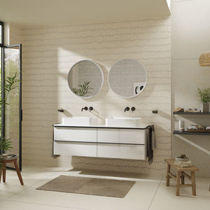 Undercounter washbasin - 61050450 - hansgrohe - ceramic / high-gloss / oval