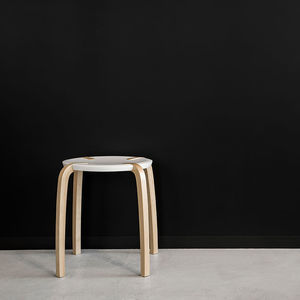 Stackable chair - ZESTY - Plycollection - Scandinavian design / leather ...