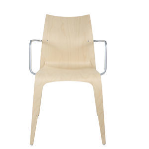 Classic chair - TWIGGY - Plycollection - indoor / molded plywood / fabric