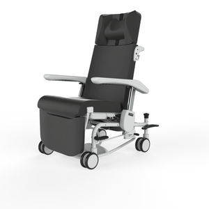 Leather medical chair - KALI - Navailles - height-adjustable ...