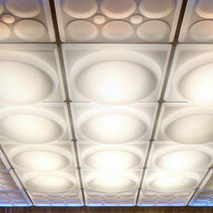 Vinyl suspended ceiling - ROMAN CIRCLE - Ceilume - panel / for office ...