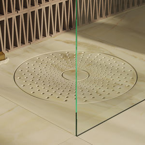 Square shower base - QURUM CARRARA FLUSH - MAAMI HOME - floor level ...