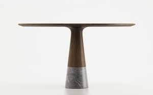Contemporary table - EPIC - Enne - solid wood / rectangular / by Christophe Pillet