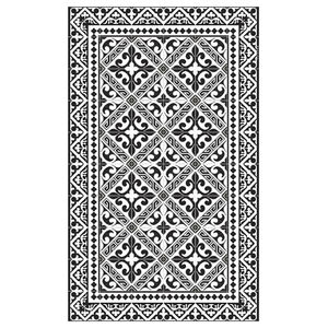 Contemporary rug - FLOR DE LIS- L6 - BEIJA FLOR - patterned / vinyl ...