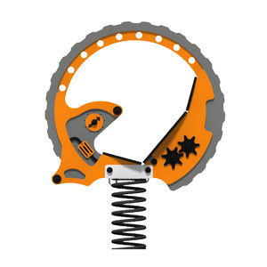 Galvanised steel spring rocker - All architecture and design manufacturers