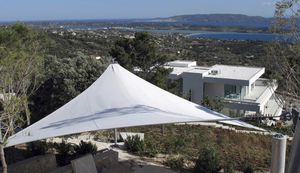 Cable-and-membrane tensile structure - ANCIENT THEATER EXCAVATION ...