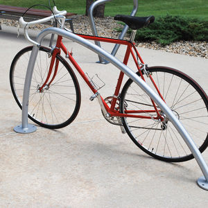 Floor-mounted bike rack - Pin - Madrax - steel / powder-coated steel ...