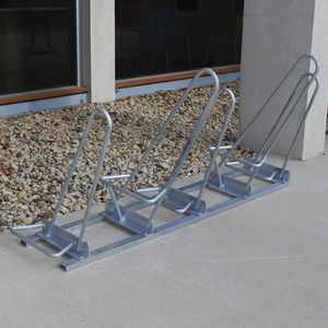 Floor-mounted bike rack - Pin - Madrax - steel / powder-coated steel ...