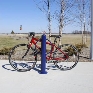 Floor-mounted bike rack - Pin - Madrax - steel / powder-coated steel ...