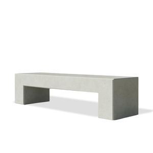 Contemporary public bench - angulus sedes pontis 2 - CO33 - solid wood ...