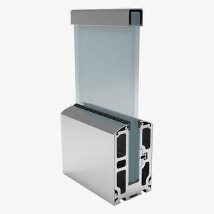 Glass railing - THINBASE 90 - ARFEN - aluminum / glass panel / indoor