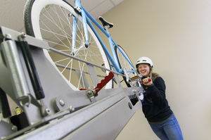 Wall-mounted bike rack - TRACK - Dero - galvanised steel / commercial ...