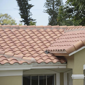 Interlocking roof tile - SANIBEL : POLAR - Crown Roof Tiles - large ...