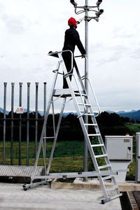 Work ladder - 1970 - Frigerio Carpenterie - leaning / telescopic / folding