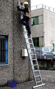 Work ladder - 1970 - Frigerio Carpenterie - leaning / telescopic / folding