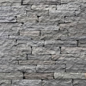 Stone wall cladding - LEDGESTONE : BLACK RUNDLE - Asian Stones ...