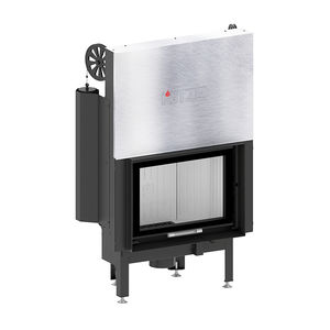 Wood-burning fireplace - AL9R.H-D - Hitze - free-standing / corner ...