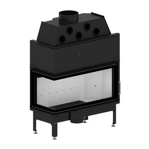 Wood-burning fireplace - ALBERO AL16G.H-D - Hitze - built-in / Single ...