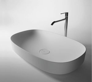 Countertop washbasin - 22410101 - Alice Ceramica - ceramic / with mixer ...