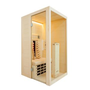 Infrared sauna - PHÖNIX - Sentiotec - commercial / wooden / prefab