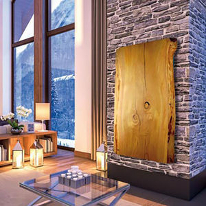 Electric radiator - XILO 500 - HOM - 500 w / contemporary / wooden