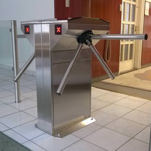 Tripod turnstile - SKULL BUS - TiSO - for access control / stainless ...