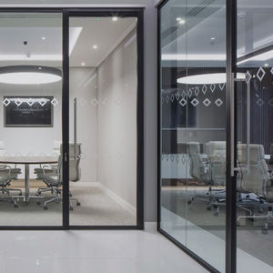 Tempered glass panel - FOLD WALL FRAMELESS - CARVART - laminated ...