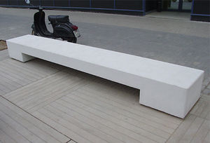 Reinforced concrete public bench - All architecture and design ...